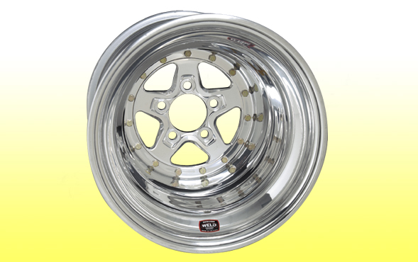 Weld Rear Aluma Star 2.0 15 x 15 Polished